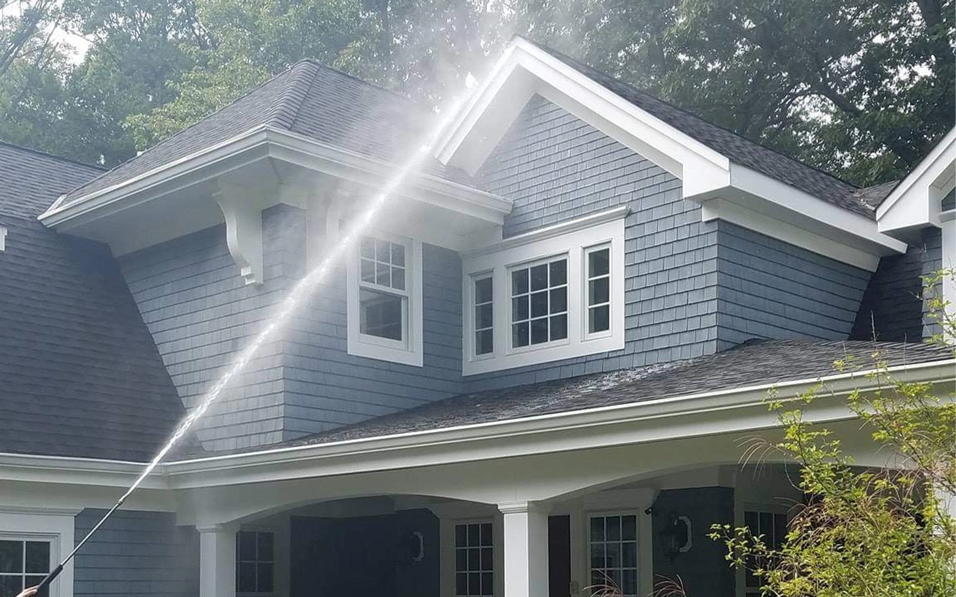 How Soft Washing Can Safely Remove Organic Stains from Siding, Roofs, and Decks - Power Wash Plus